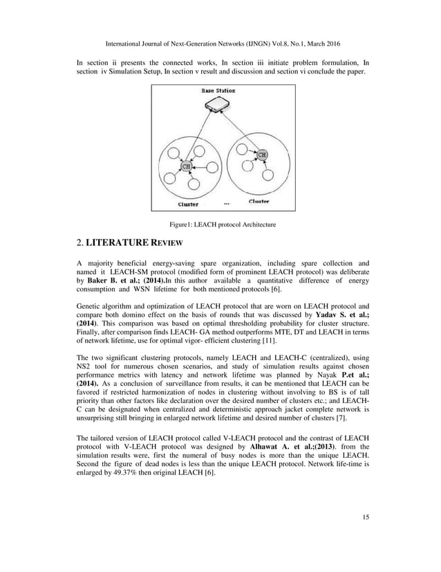 SIMULATION BASED ANALYSIS OF CLUSTER-BASED PROTOCOL IN WIRELESS SENSOR NETWORK | PDF