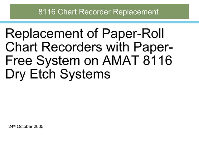 8116 Lab View Chart Recorder | PPT