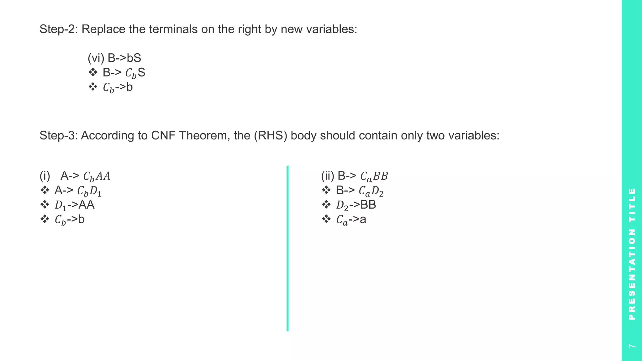 Conversion of CFG to CNF.pptx