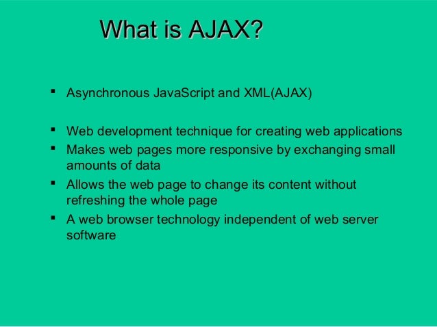 Ajax Introduction