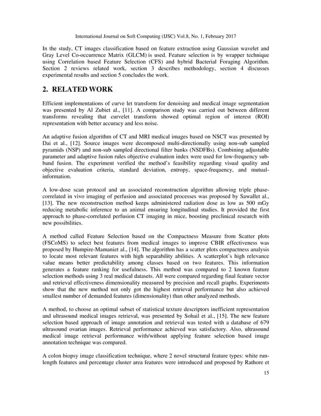 BFO – AIS: A Framework for Medical Image Classification Using Soft Computing Techniques | PDF