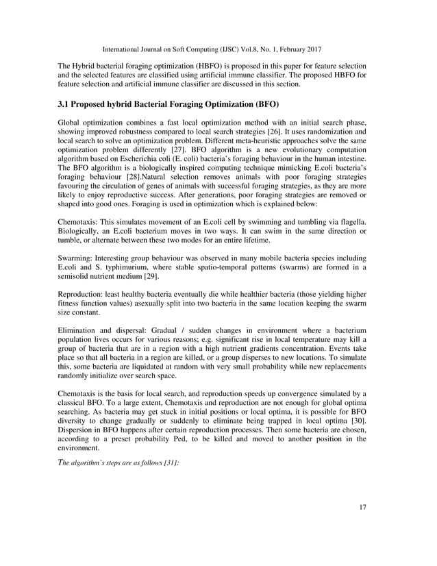 BFO – AIS: A Framework for Medical Image Classification Using Soft Computing Techniques | PDF