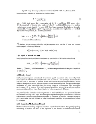 ANALYSIS OF MMSE SPEECH ESTIMATION IMPACT IN WEST SUMATRA'S NOISES | PDF