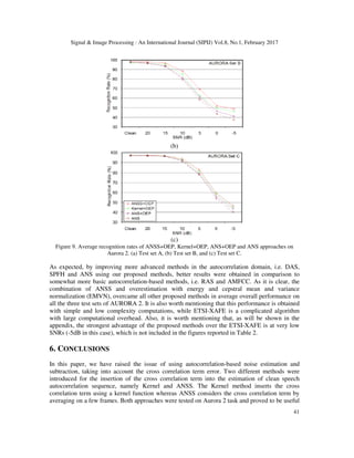 ROBUST FEATURE EXTRACTION USING AUTOCORRELATION DOMAIN FOR NOISY SPEECH RECOGNITION | PDF
