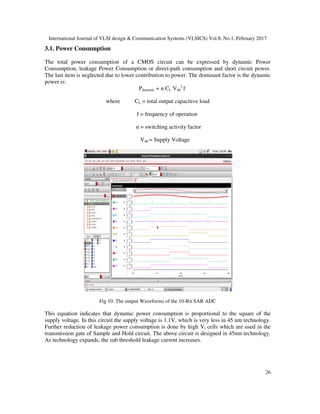 DESIGN OF LOW POWER SAR ADC FOR ECG USING 45nm CMOS TECHNOLOGY | PDF