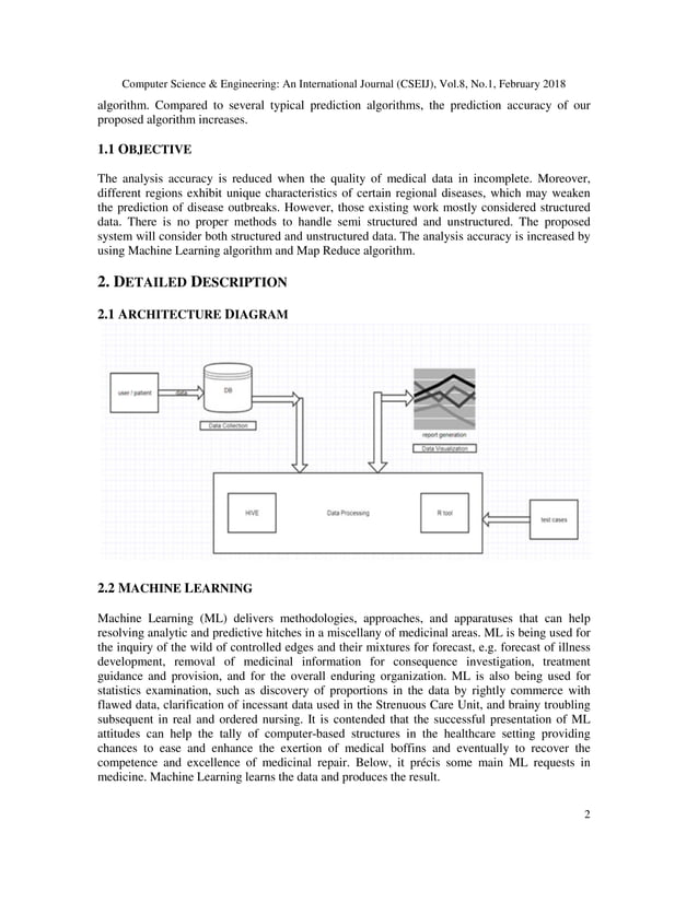 Disease Prediction Using Machine Learning Over Big Data | PDF