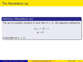 Mandelbrot | PDF