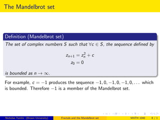 Mandelbrot | PDF