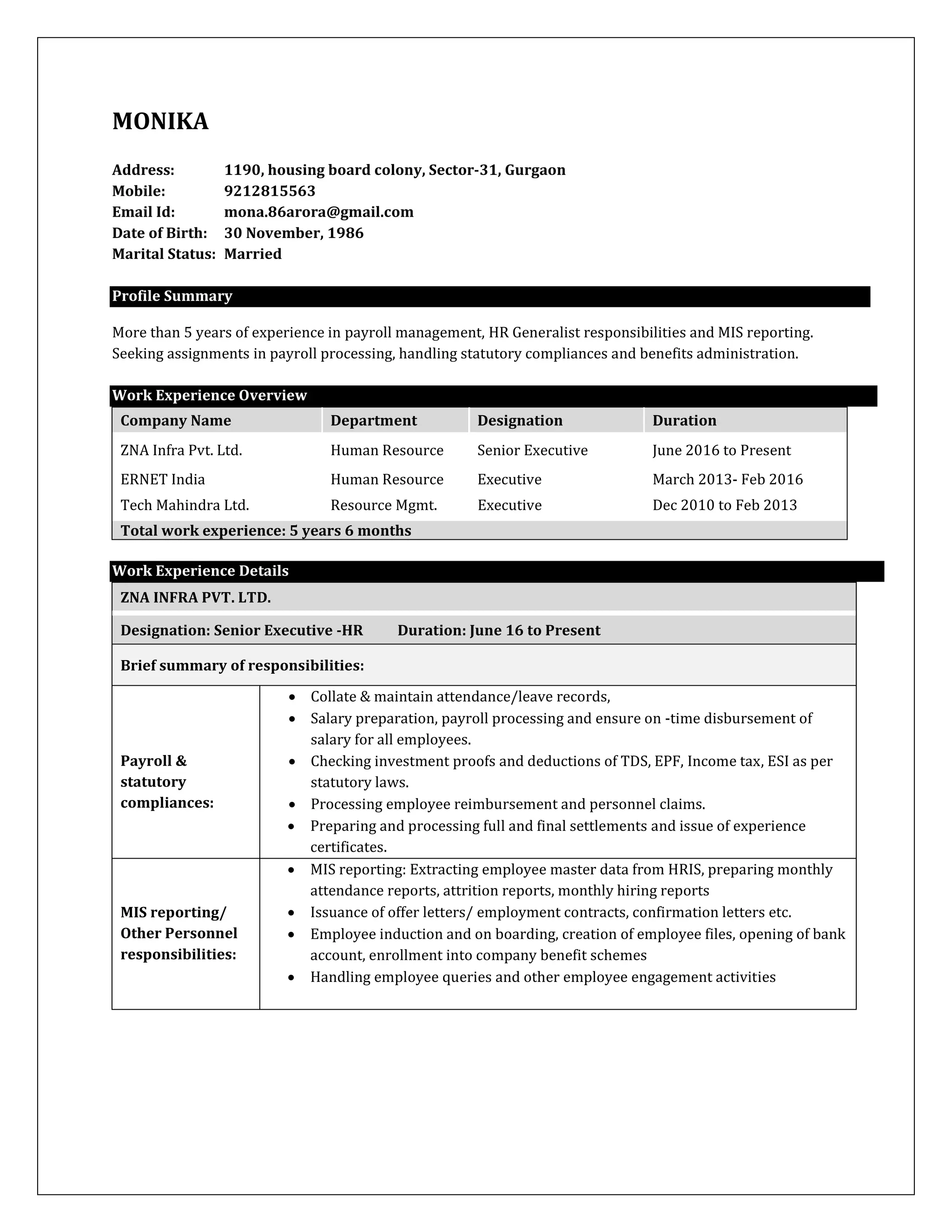 monika_resume 23 Dec16 | PDF