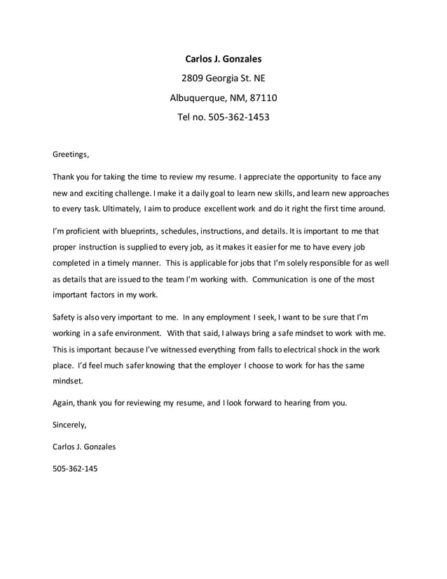 Carlos resume | DOCX | Resume Writing and Advice | Job Search