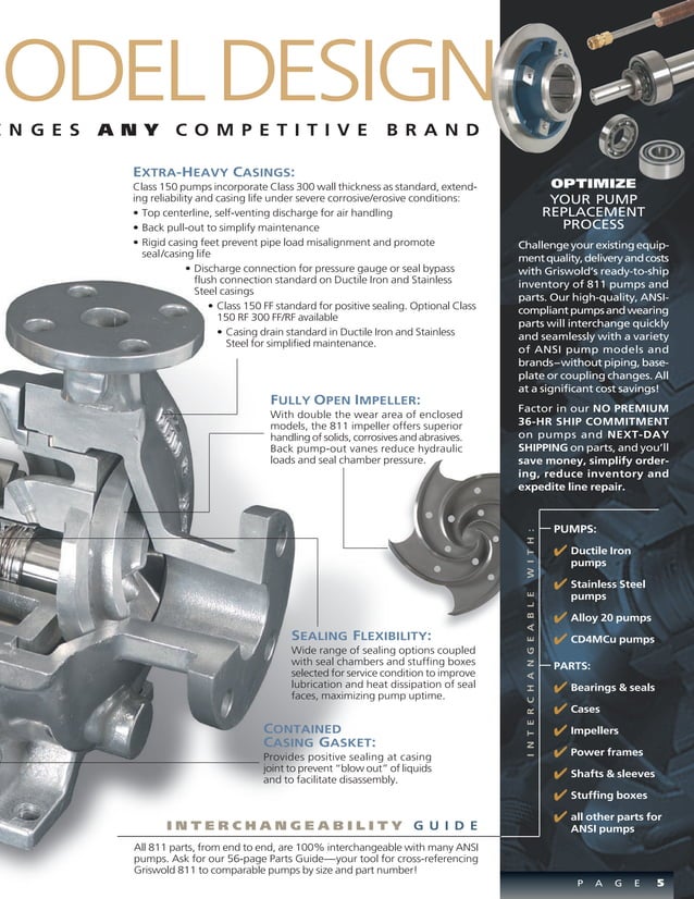 ANSI Pump 811 Brochure | PDF