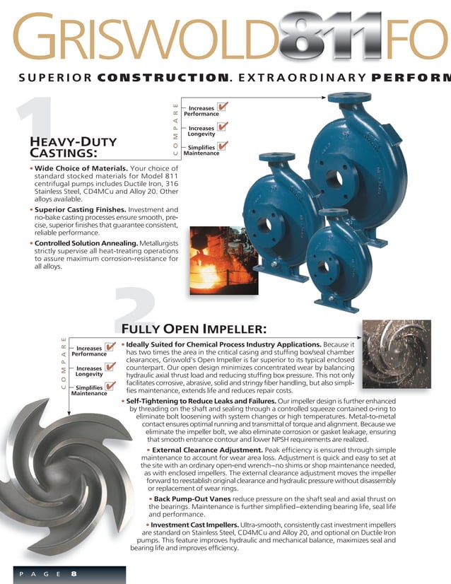 ANSI Pump 811 Brochure | PDF