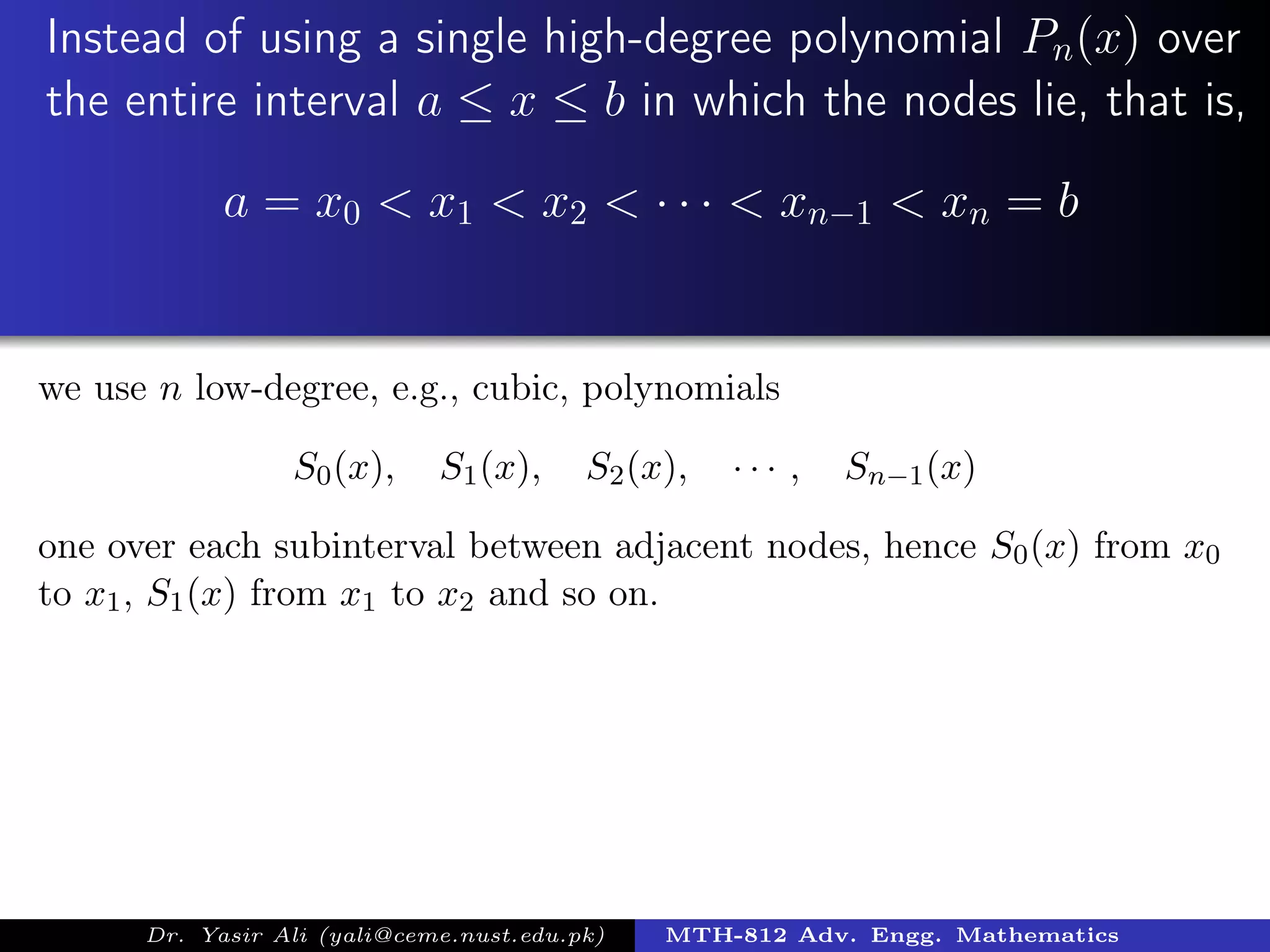 Interpolation of Cubic Splines | PDF
