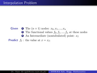 Interpolation of Cubic Splines | PDF