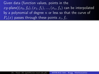 Interpolation of Cubic Splines | PDF
