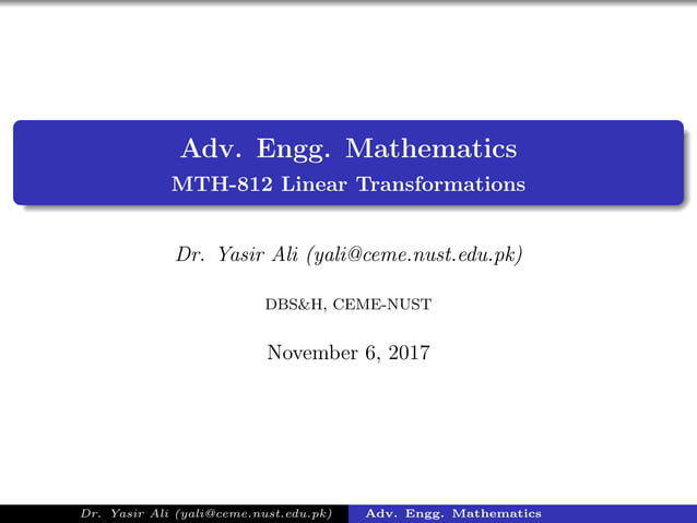 Linear Transformation Vector Matrices and Spaces | PDF | Programming Languages | Computing