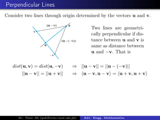 Orthogonal Vector Spaces | PDF