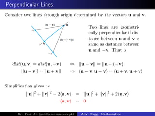 Orthogonal Vector Spaces | PDF