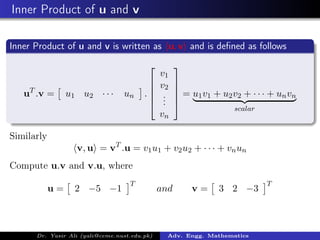 Orthogonal Vector Spaces | PDF