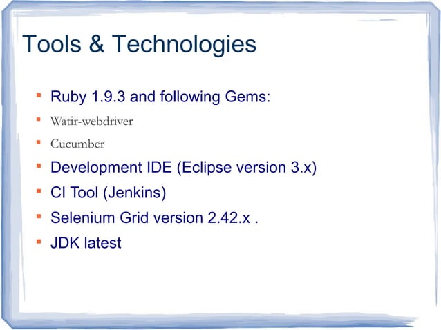 watir-webdriver | PPT