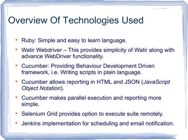watir-webdriver | PPT