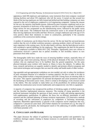 Productivity Development in the Construction Industry and Human Capital ...