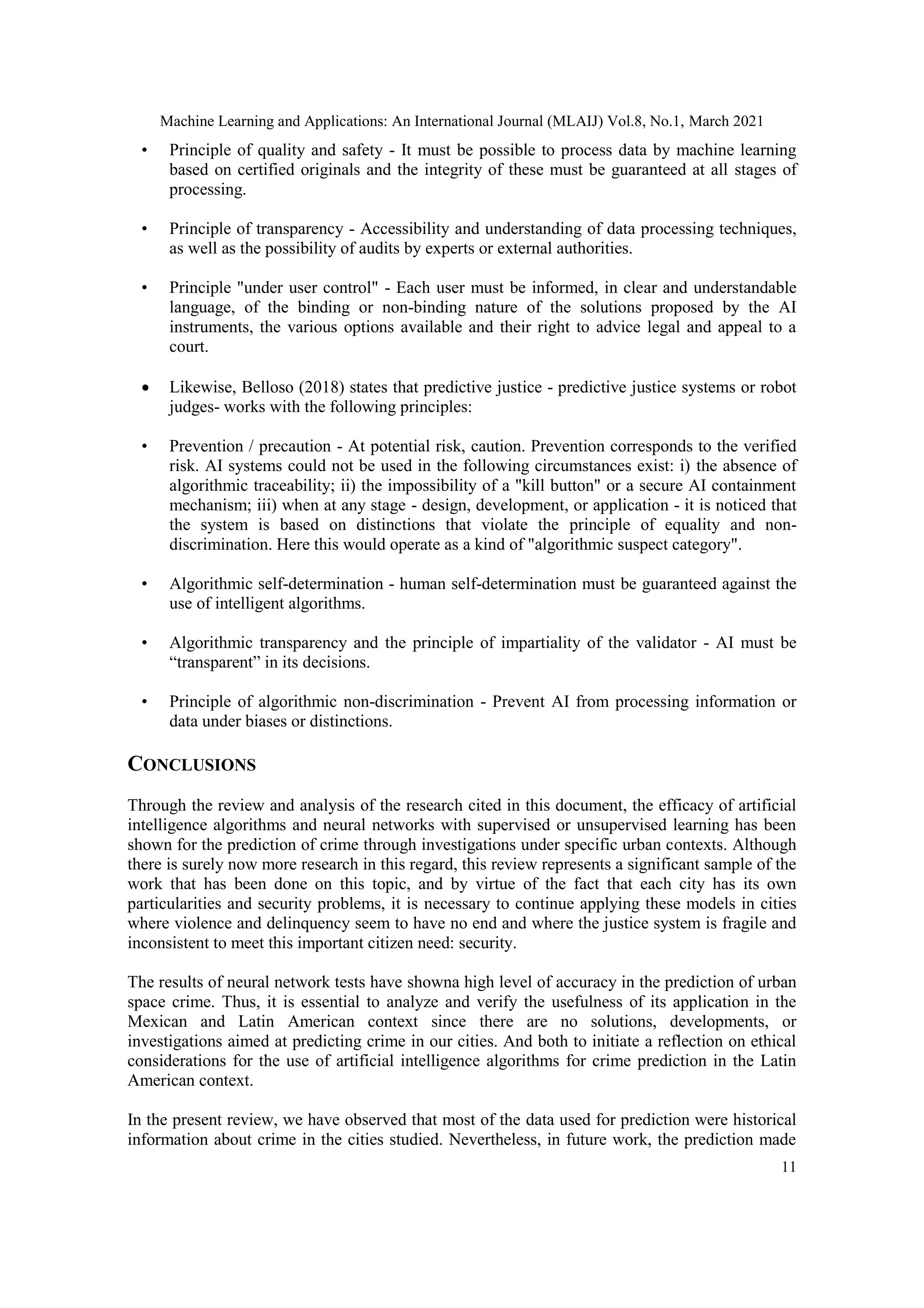 ARTIFICIAL INTELLIGENCE MODELS FOR CRIME PREDICTION IN URBAN SPACES | PDF