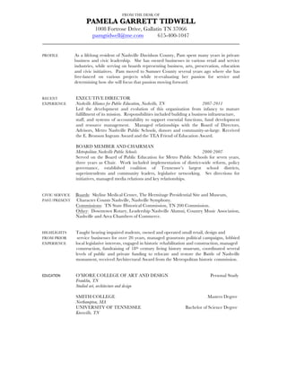 Tidwell Resume | PDF