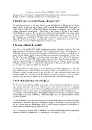 THE EU BIODIVERSITY STRATEGY FOR 2030 AND THE ROLE OF LANDSCAPE ...