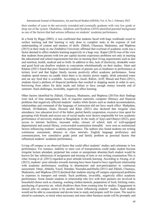 PERSONAL FACTORS INFLUENCING UNIVERSITY STUDENTS’ STUDIES | PDF