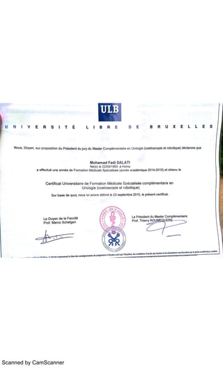 fosfom certificate 2015 | PDF