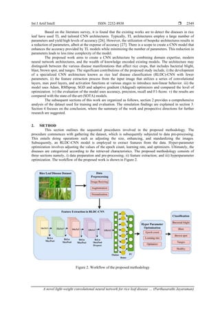 A novel light-weight convolutional neural network for rice leaf disease ...