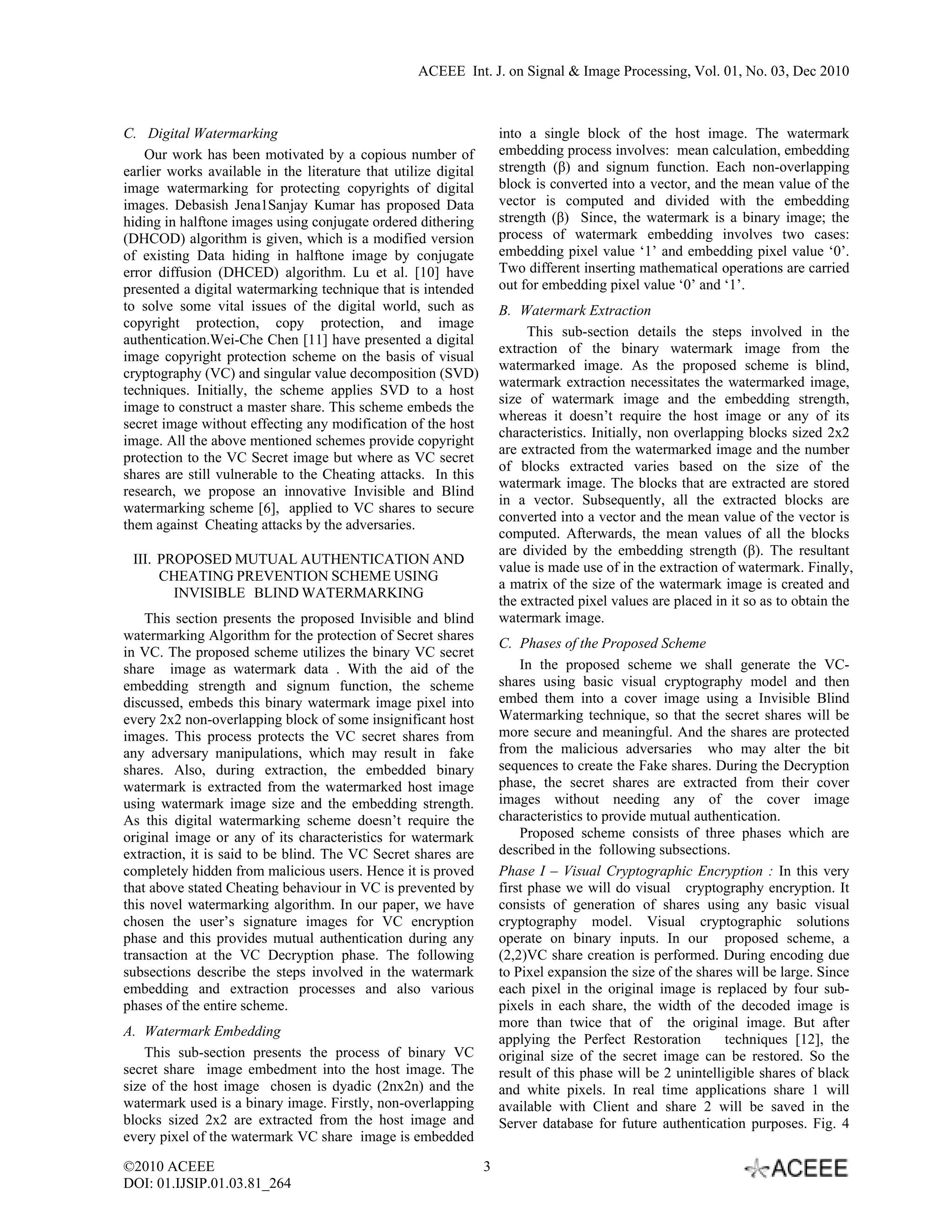 A Novel Scheme for Mutual Authentication and Cheating Prevention in ...