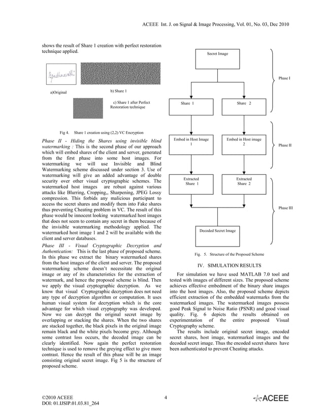 A Novel Scheme for Mutual Authentication and Cheating Prevention in Visual Cryptography using ...