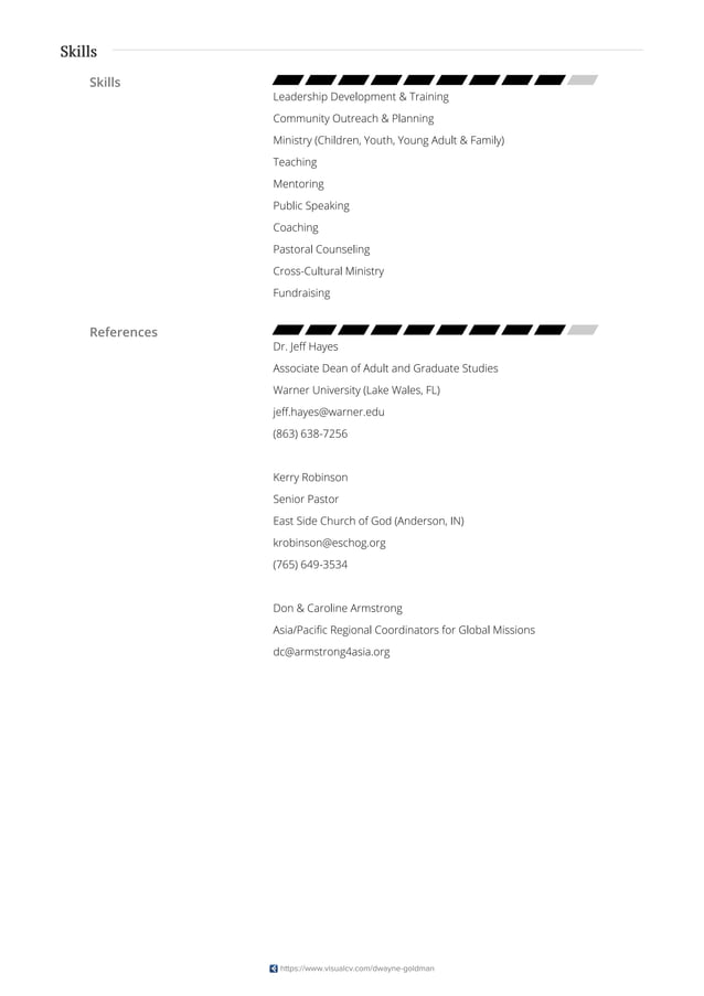 Dwayne Goldman CV (May2016) | PDF