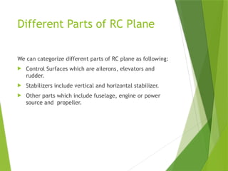 This presentation covers the fundamental concepts of remote-controlled ...