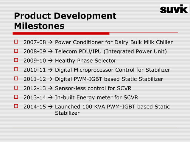 General - SUVIK_Corporate Presentation | PPT
