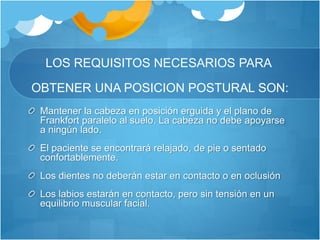 DIMENSION VERTICAL EN ODONTOLOGIA, DIMENSION VERTICAL | PPTX