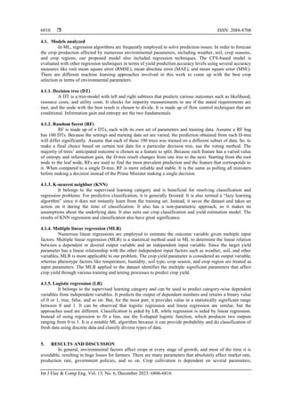 Selection of crop varieties and yield prediction based on phenotype applying deep learning | PDF