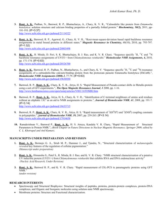 AshokRout_CV | PDF | Chemistry | Science