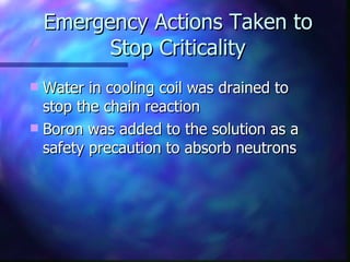 Tokai-Mura Criticality Accident: Neutron Dose Assessment | PPT