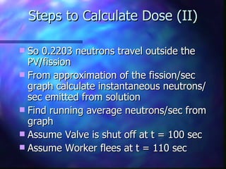 Tokai-Mura Criticality Accident: Neutron Dose Assessment | PPT