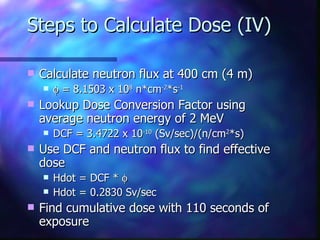 Tokai-Mura Criticality Accident: Neutron Dose Assessment | PPT