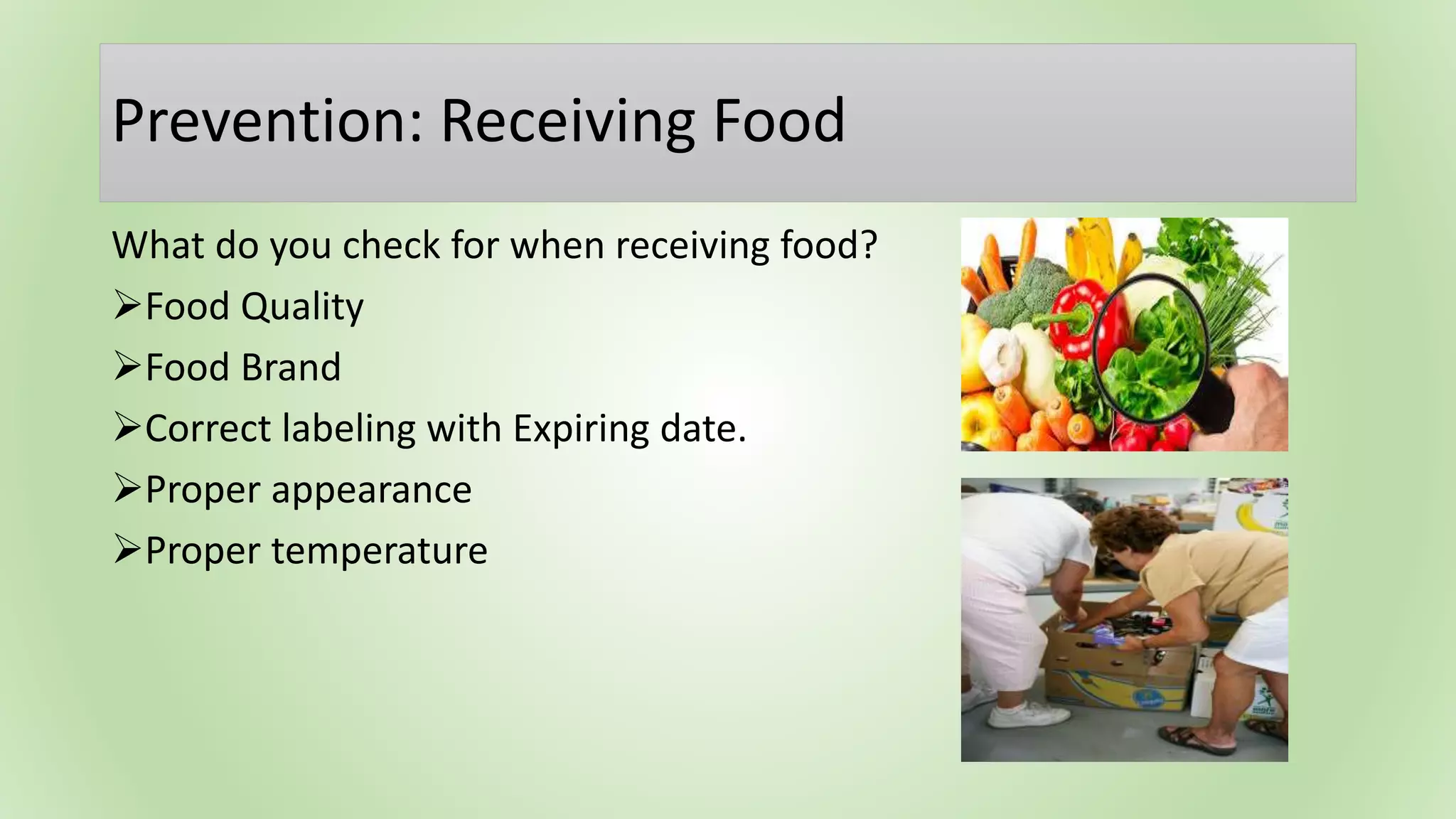 Food Safety & Hygiene | PPTX