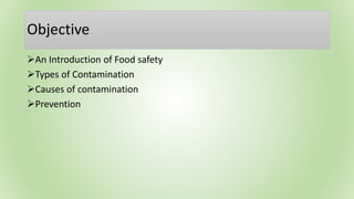 Food Safety & Hygiene | PPTX