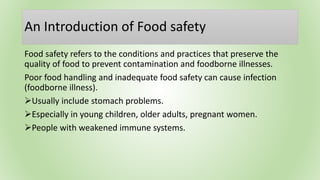 Food Safety & Hygiene | PPTX