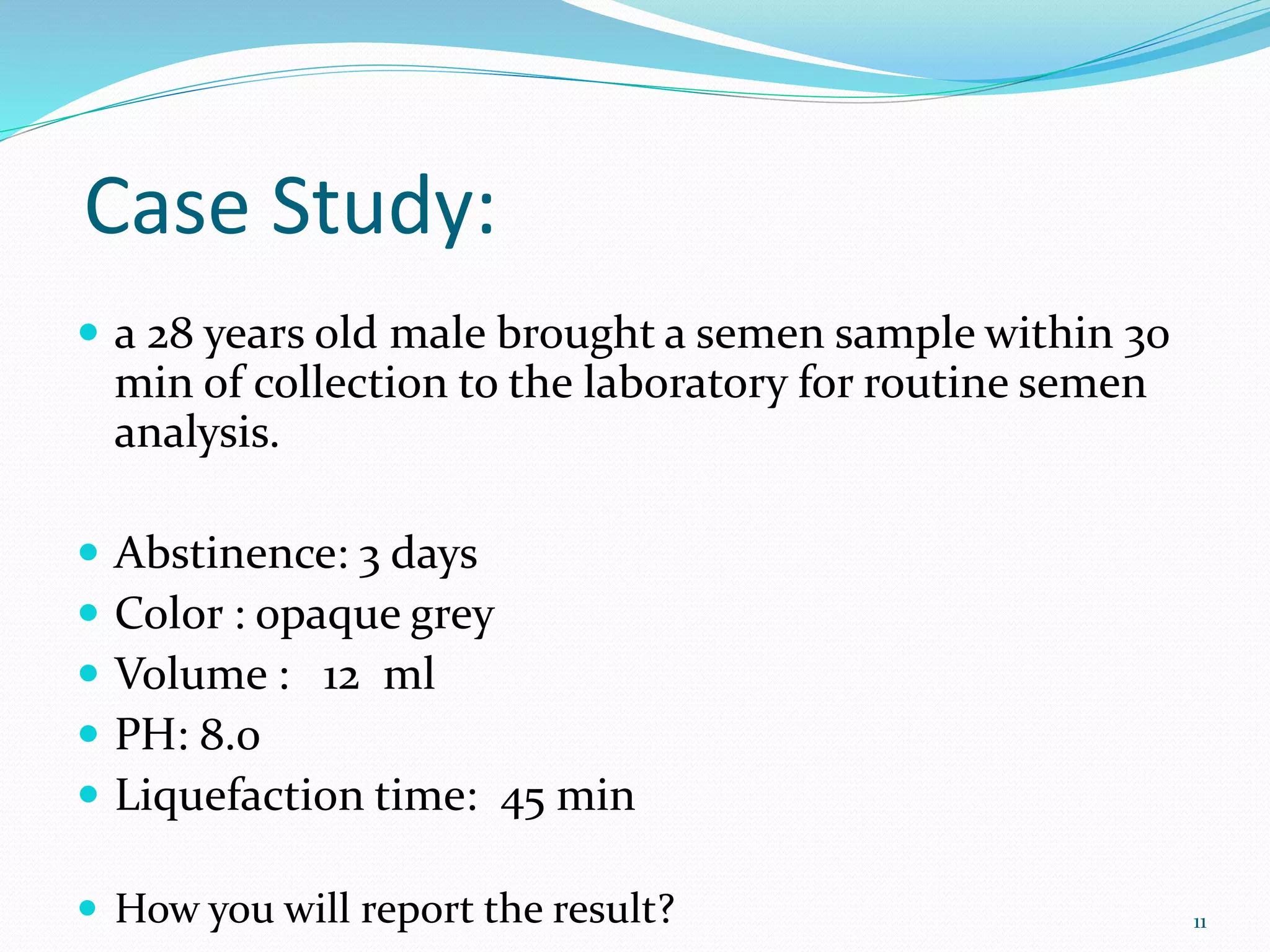 SEMEN ANALYSIS POWERPOINT | PPTX