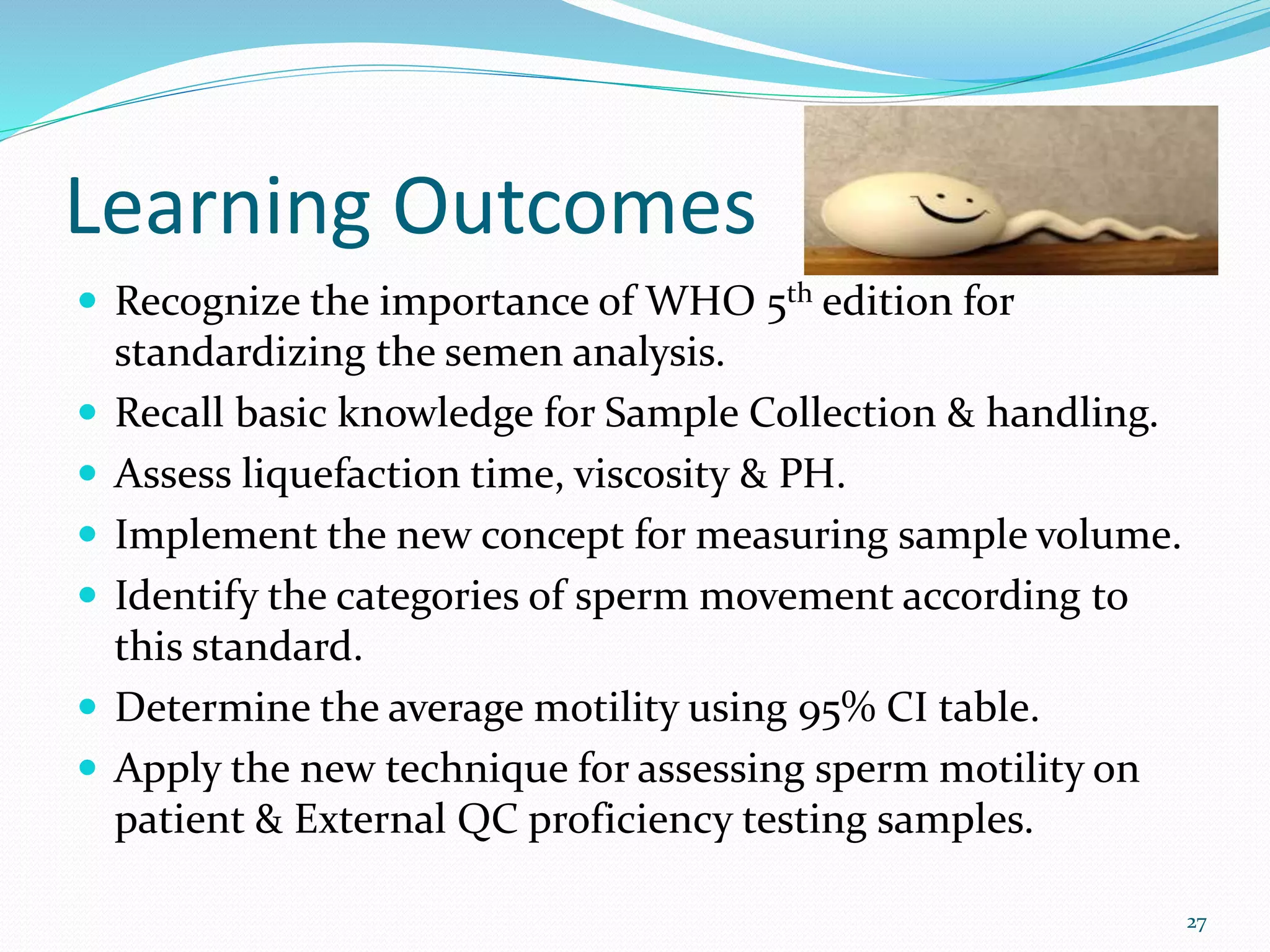 SEMEN ANALYSIS POWERPOINT | PPTX