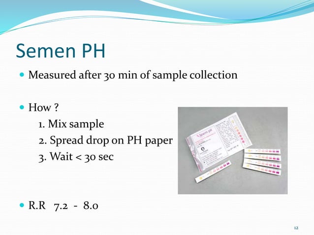 SEMEN ANALYSIS POWERPOINT | PPTX | Infertility | Reproductive Health
