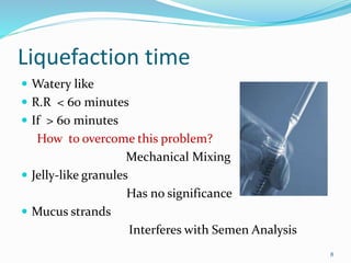 SEMEN ANALYSIS POWERPOINT | PPTX